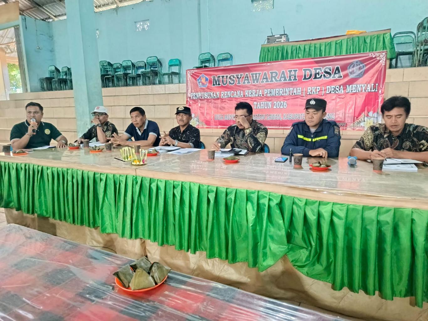 Musyawarah Desa Penyusunan RKPDes Tahun 2026 - Website Desa Menyali
